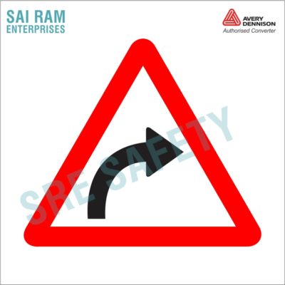 RIGHT HAND CURVE SIGN - Traffic Sign India
