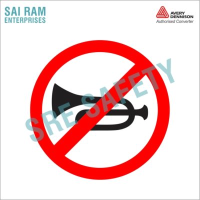 HORN PROHIBITED SIGN - Traffic Sign India
